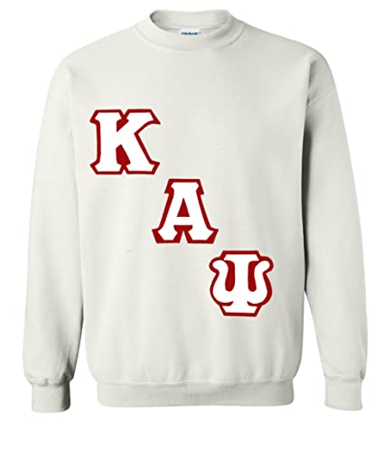 Kappa Alpha Psi Chapter 8 Diagonal Crewneck (as1, Alpha, xx_l, Regular, Regular, White)