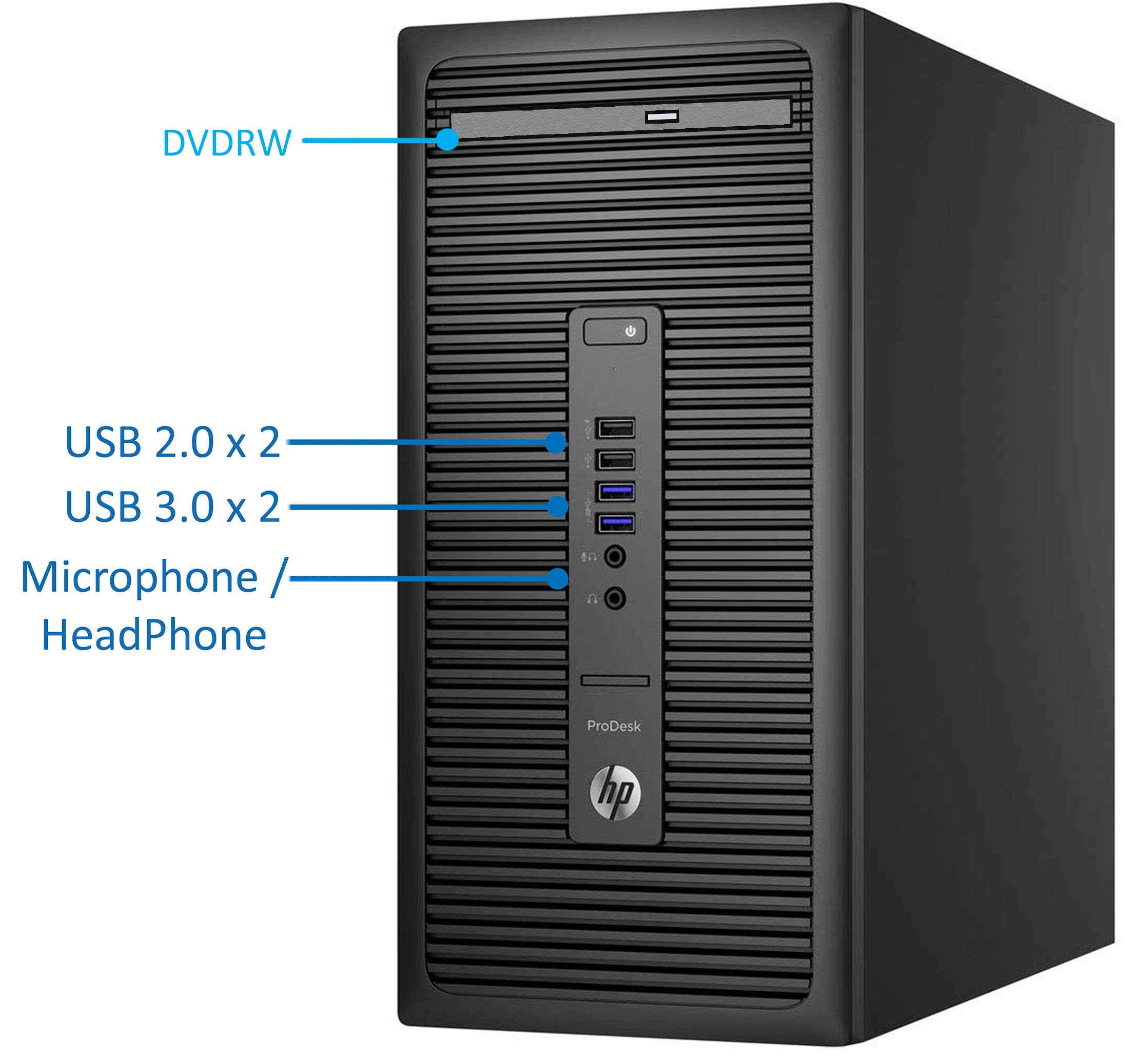 HP 600 G2 ProDesk Mini-Tower PC, Intel Quad-Core i7-6700 Upto 4.0GHz, 16GB RAM, 512GB SSD, AMD R7 240 2GB HD Graphics 4K, AC Wi-Fi, Bluetooth, HDMI, DisplayPort, Windows 10 Pro (Renewed)