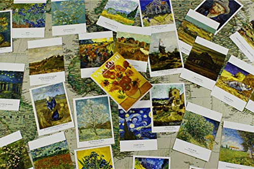 HOSTEESSCHOICE Vintage Vincent Van Gogh Famous Paintings Postcards, 30 PCS,Premium Collectable Retro Art Gifts, Perfect Stocking & Greeting Gift4x6 Inch-Van Gogh