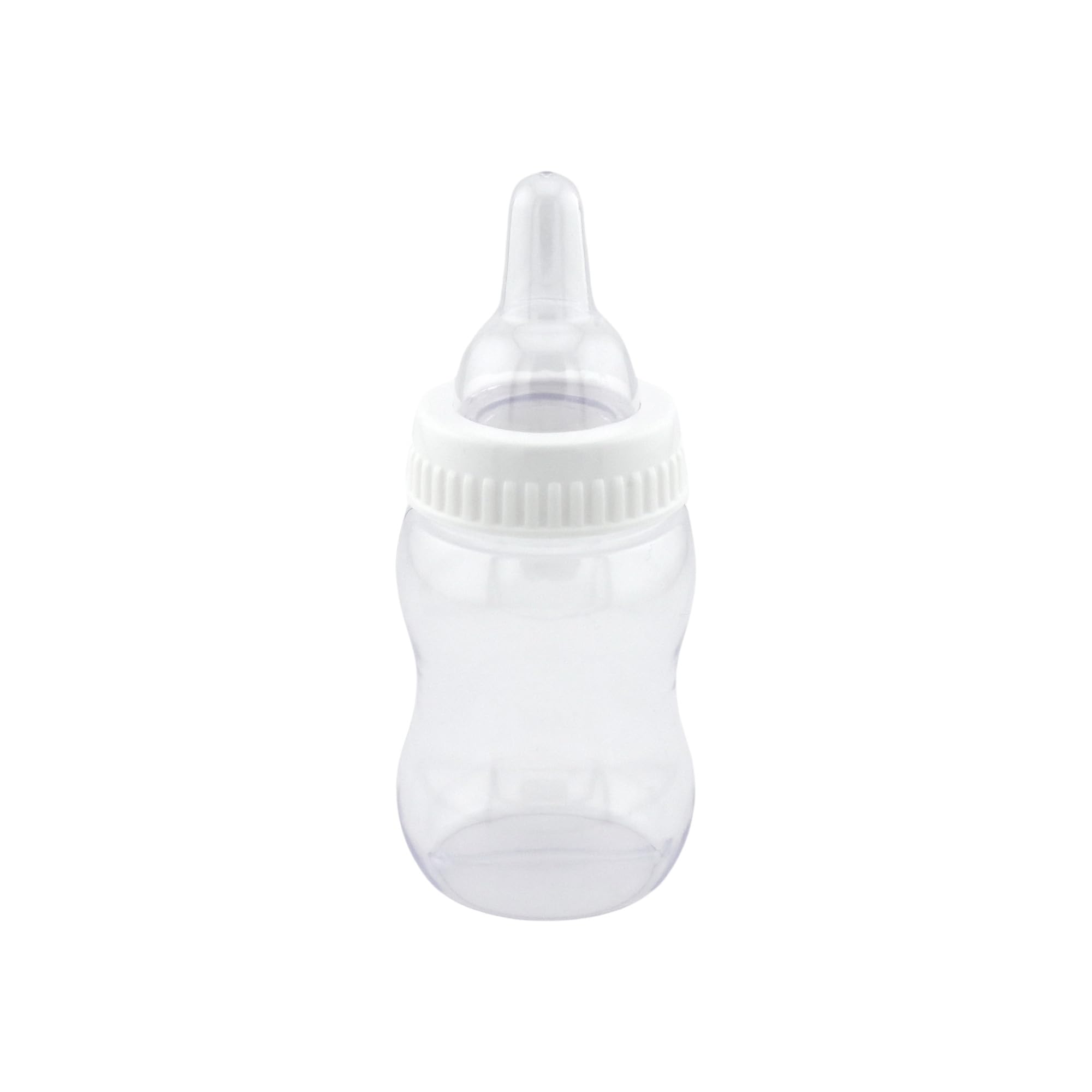 Homeford Mini Nursing Bottle Baby Bottle Baby Shower Favors, 4-inch, 12-Count, White