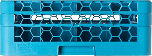 Carlisle FoodService Products RG16-214 FBA_RG16214 16 Compartment Glass Rack with 2 Extenders, 7.12", Blue