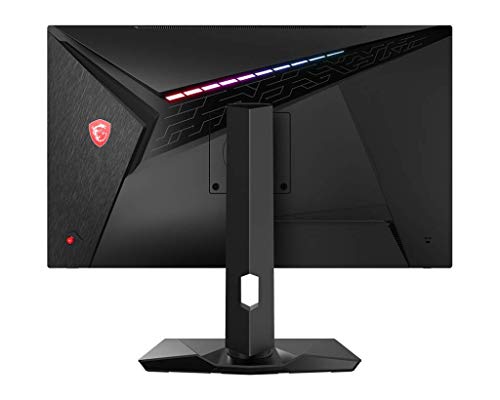 MSI Full HD Gaming RGB Non-Glare Super Narrow Bezel 1ms 1920 x 1080 144Hz Refresh Rate Adjustable Height Arm FreeSync 27” IPS Gaming Monitor (Optix MAG274R), Black