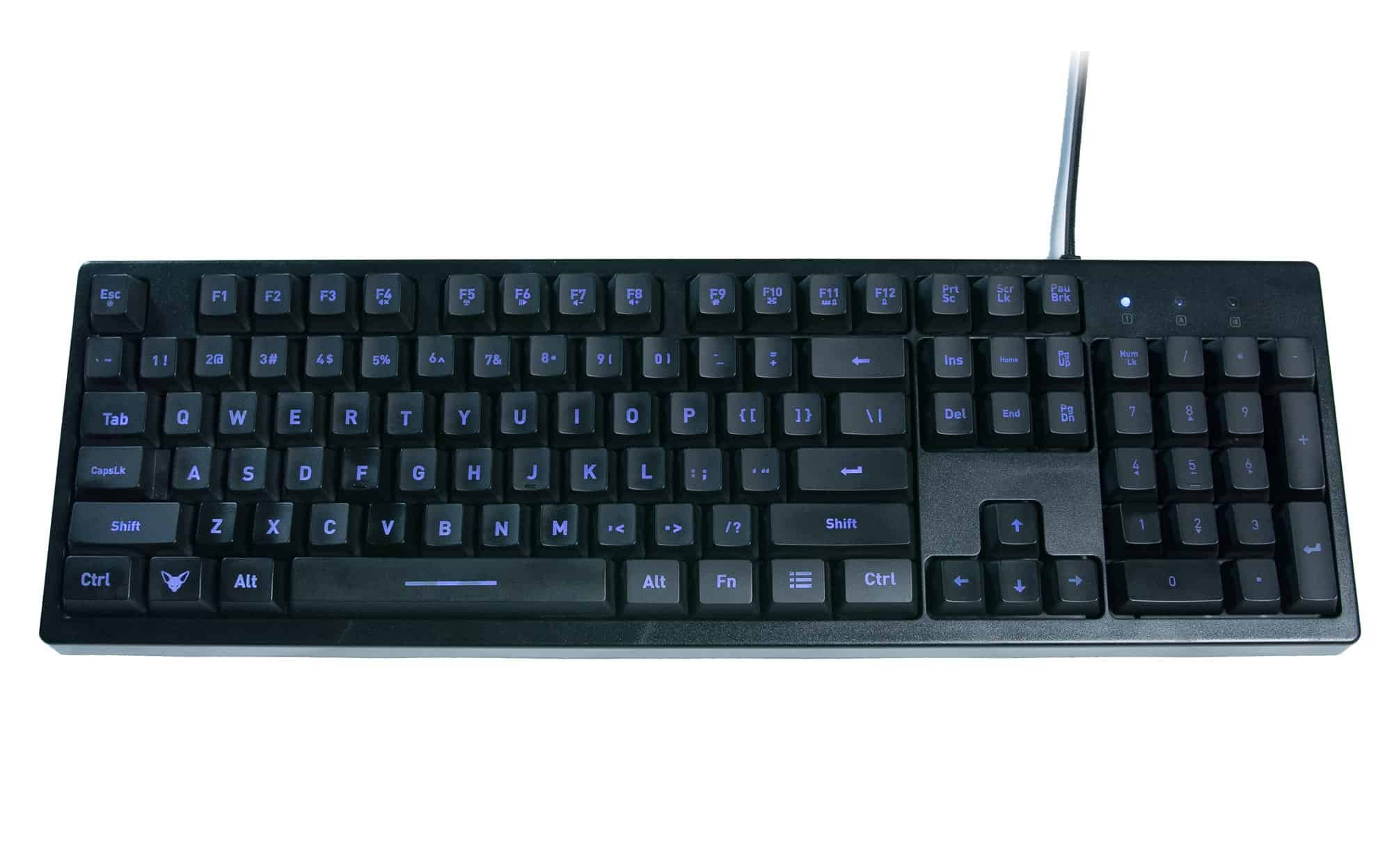 Fenek Mother Membrane Water-Resistant Gaming Keyboard - 7 Color LED