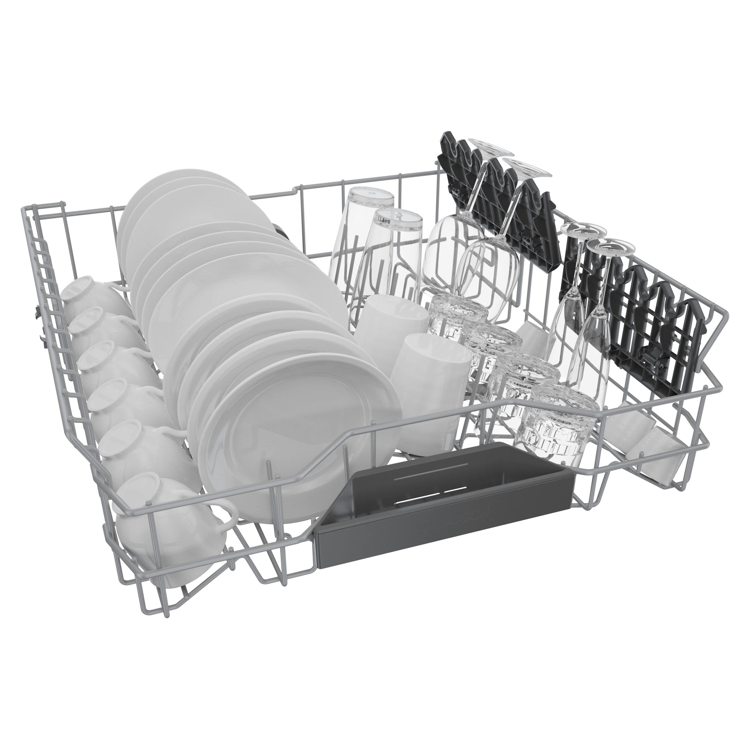 Bosch SHE53B75UC 300 Series 24 Inch Smart Built-In Dishwasher, stainless steel