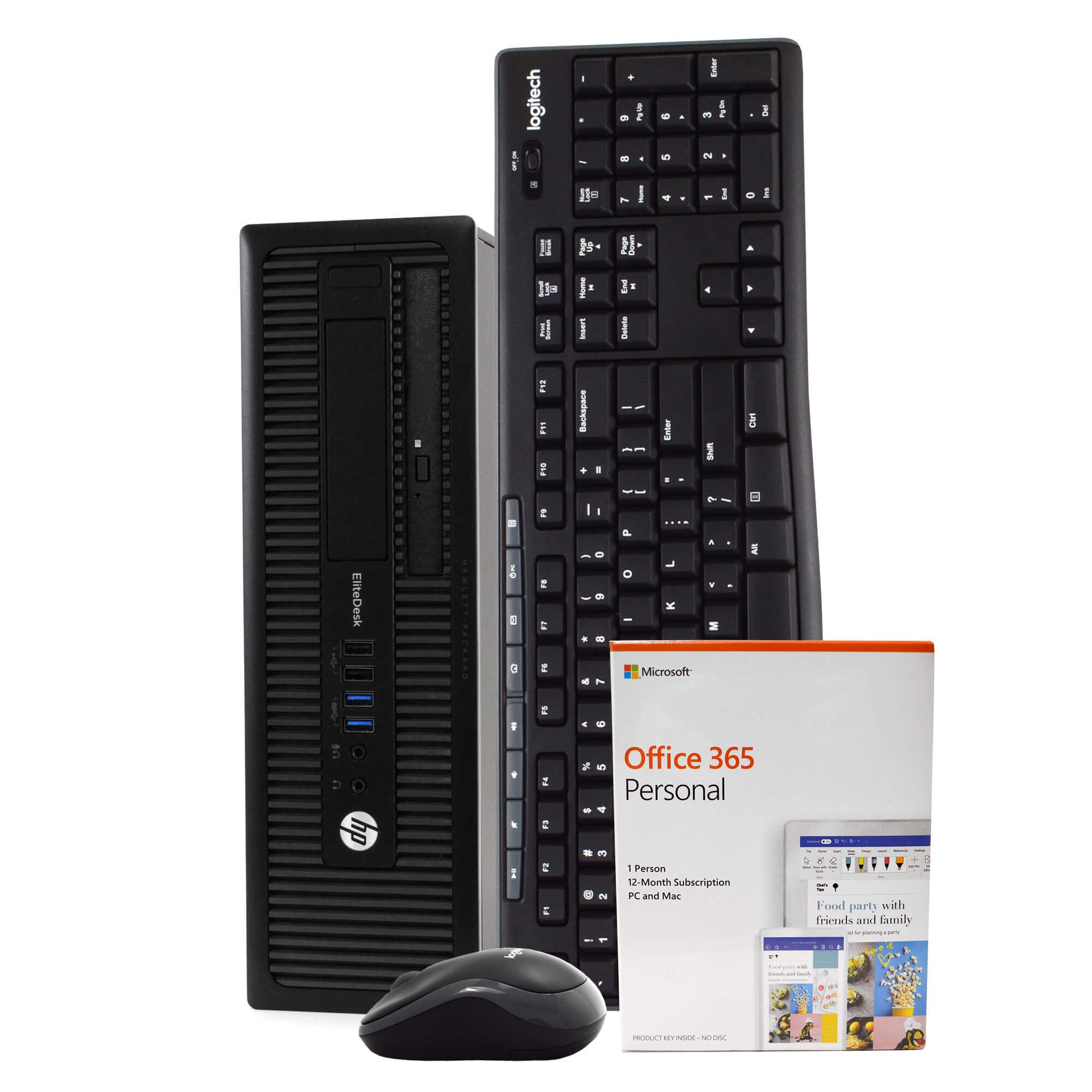 HP EliteDesk 800G1 Desktop Computer PC, 8GB RAM, 240GB SSD Hard Drive, Windows 10 Professional 64 Bit (Renewed)