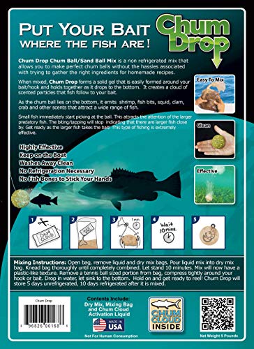 Chum Ball Kit Chum Drop Chum Aquatic Nutrition 5 lb