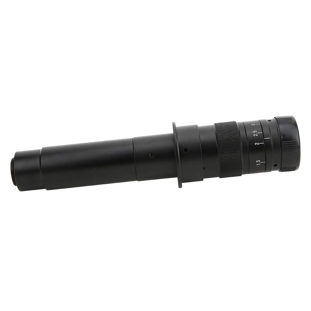 300X Adjustable 25mm Zoom C-Mount Lens 0.7X-4.5X Industrial Microscope Camera Magnifying Lens