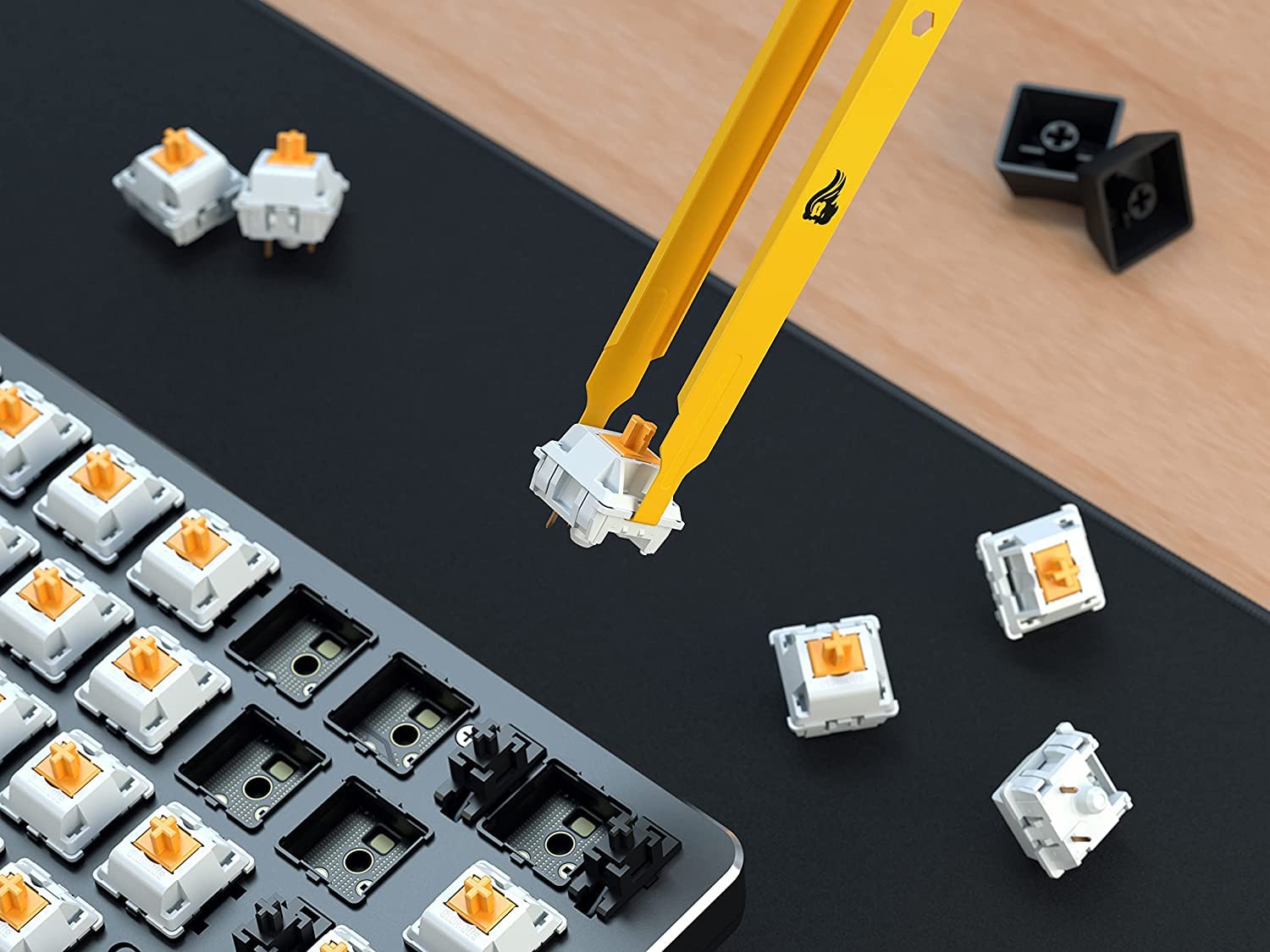 Glorious Switch Puller - Stainless Steel Premium Switch Puller for Mechanical Gaming Keyboard Switches (GLO-Acc-SP)