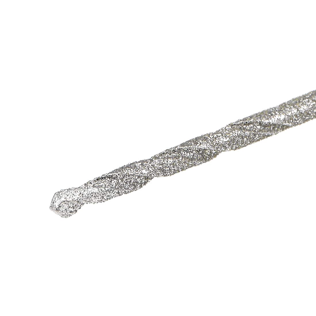 uxcell 2.1mm Diamond Twist Drill Bits High Speed Steel for Glass Sea Shells Stone Tiles 5 Pcs