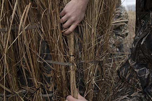 Avian-X G-Blind 4-Person Hunting Blind | Unique G-Shaped Frame Waterfowl Blind in Mossy Oak Shadow Grass Habitats Camo