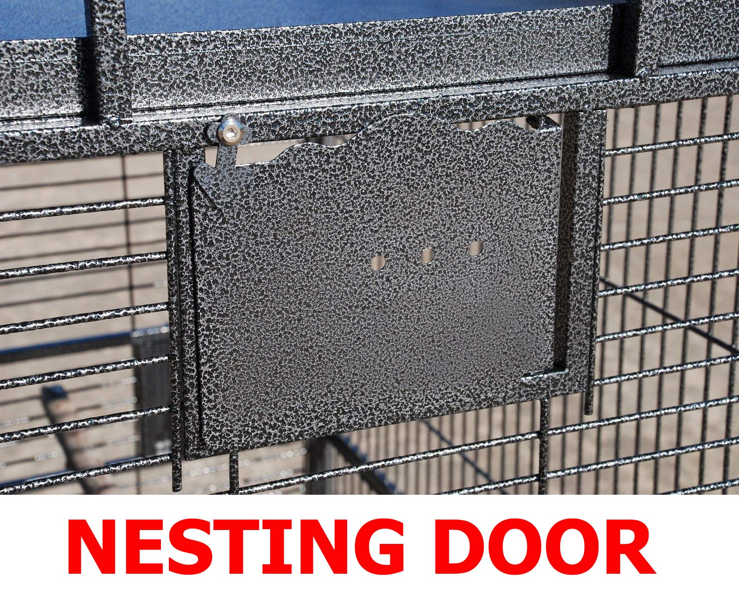 4 Size, XX-Large 40"x30"x72"H Castle PlayTop Parrot Cage for Large Macaws Cockatoos African Grey Amazon (40" x 30" x 72"H)