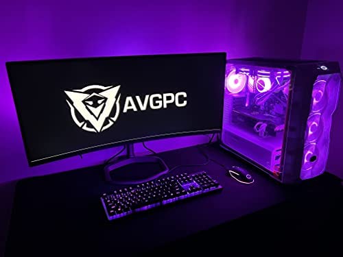 AVGPC Blizzard Gaming Computer - Intel i9 11900K 8-Core 3.5 GHz, RTX 3080 10GB, 32GB DDR4 3600MHz, 360MM Liquid Cooler, 2TB NVMe M.2 SSD, TD500 Mesh White Case, WiFi/AC, Windows 11
