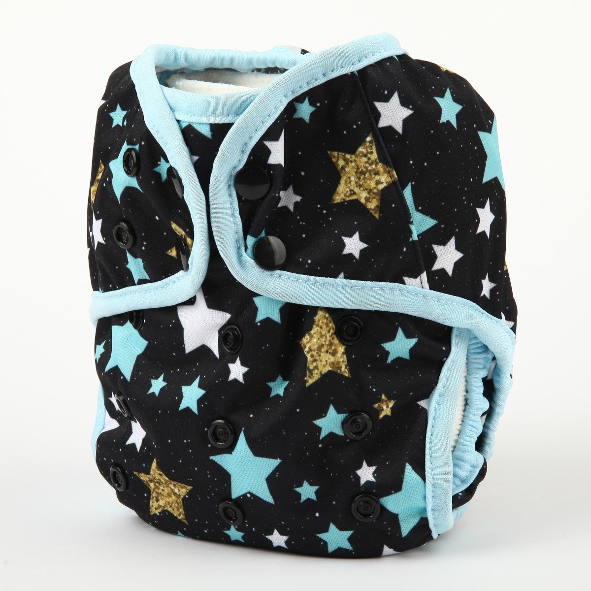 Sigzagor Baby Cloth Diaper Cover Nappy One Size 8lbs to 36lbs for Boys (Stars)