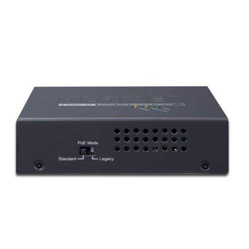 Planet POE-171A-95 Single-Port 10/100/1000Mbps 802.3bt Ultra PoE Injector (95 Watts, PoH, Legacy Mode Support, PoE Usage LED) w/External Power Adapter