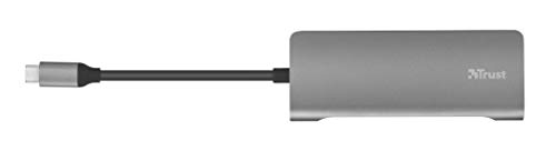Trust Dalyx 7-in-1 USB-C Multi-Port Adapter - Grey