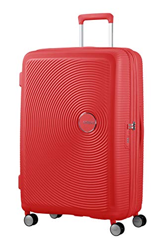 American Tourister Hand Luggage, Red (Coral Red), Large (77 cm-110 Litre)