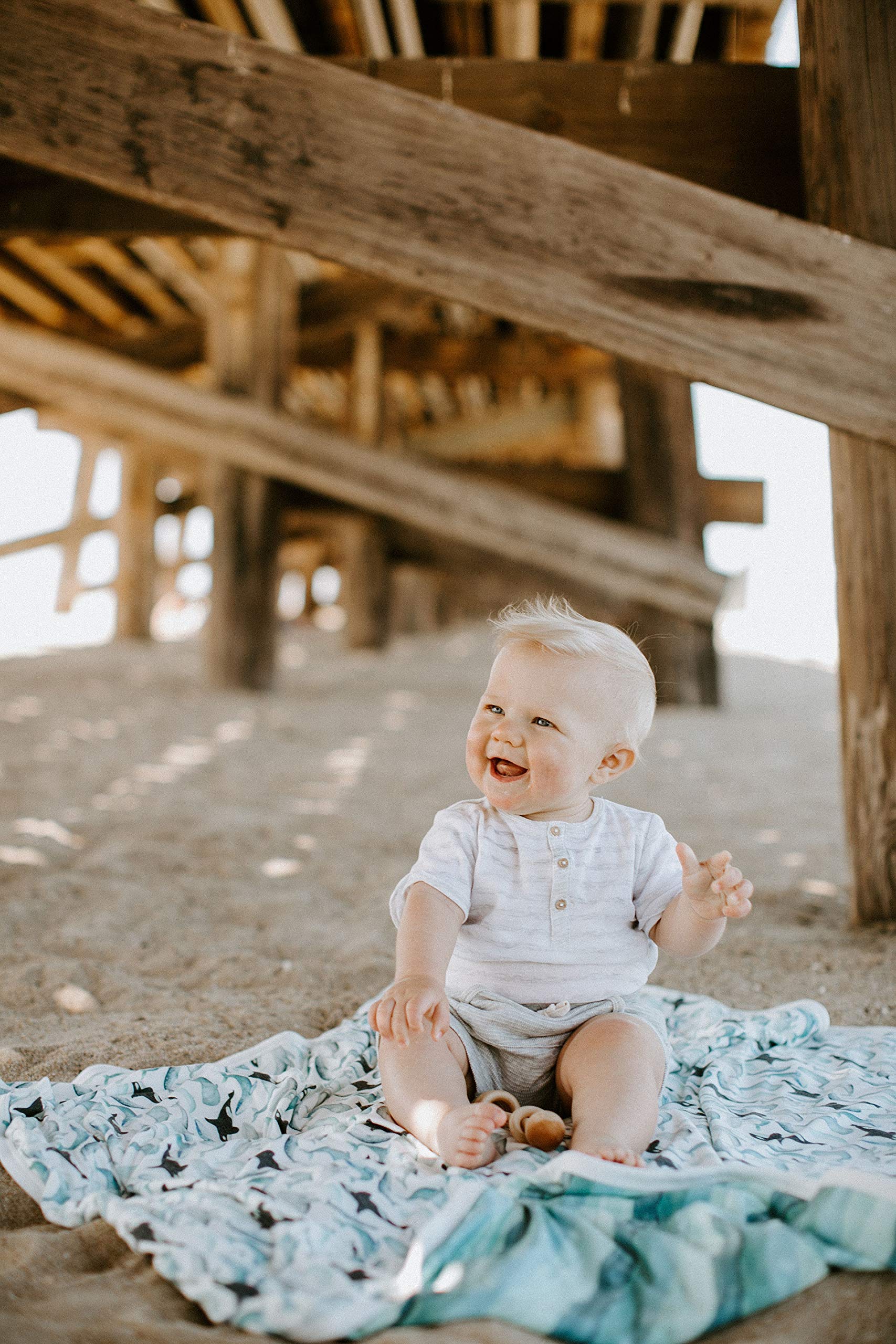 Kai Copper Pearl Three-Layer Baby Blanket: Soft Quilt for Boys & Girls | Breathable, Cozy Toddler Blanket | Newborn Quilt | 46x46 Premium Polyester/Rayon