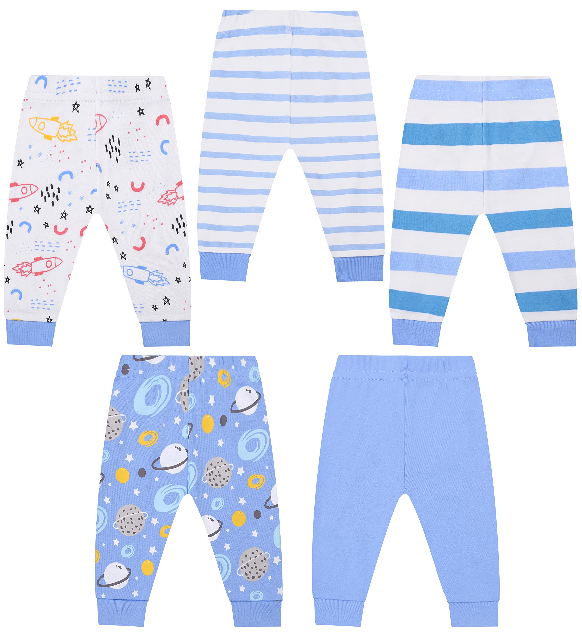 ABeCue Baby Boy Layette Essentials Sets Infant Clothes Pack Newborns Gift Set CornflowerBlue, 0-3 Months