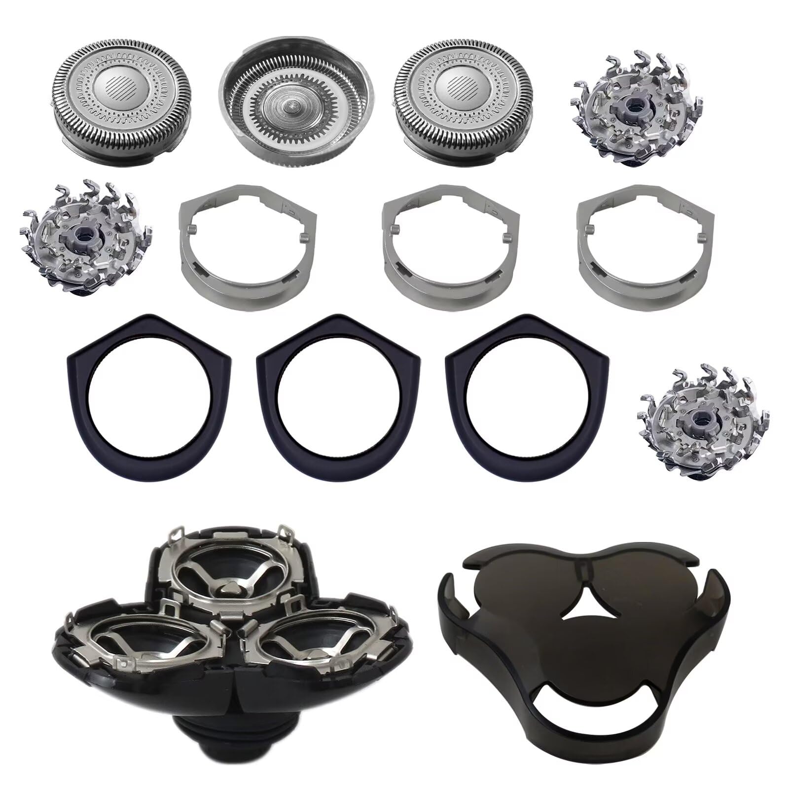 Jupitorz Compatible Head for Philips Norelco 1180X 1190X 1250X 1260X 1290X 1090X RQ11 SH70 SH90