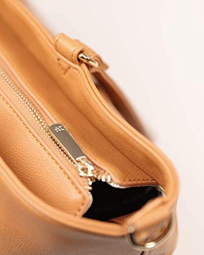 Little Unicorn Citywalk Tote β Diaper, Work, Travel Bag with Changing Pad - Premium Vegan Leather β 6 Interior Pockets β Wipes Clean Inside & Out (Cognac)