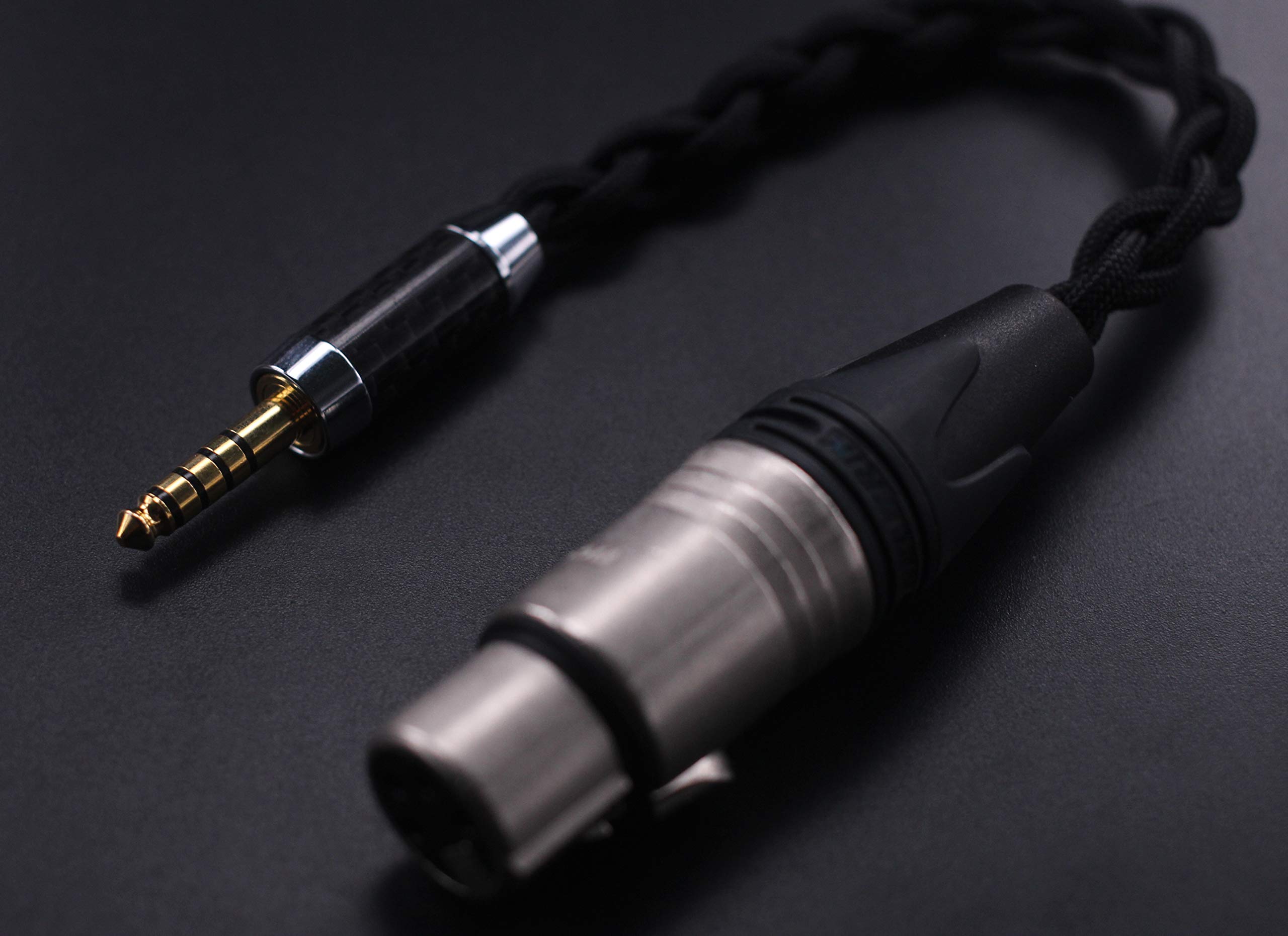 KK Cable TA-KA 4.4MM Male to 4-pin XLR Female Headphone Balanced Cable, Audio Upgrade Cable. TA-KA