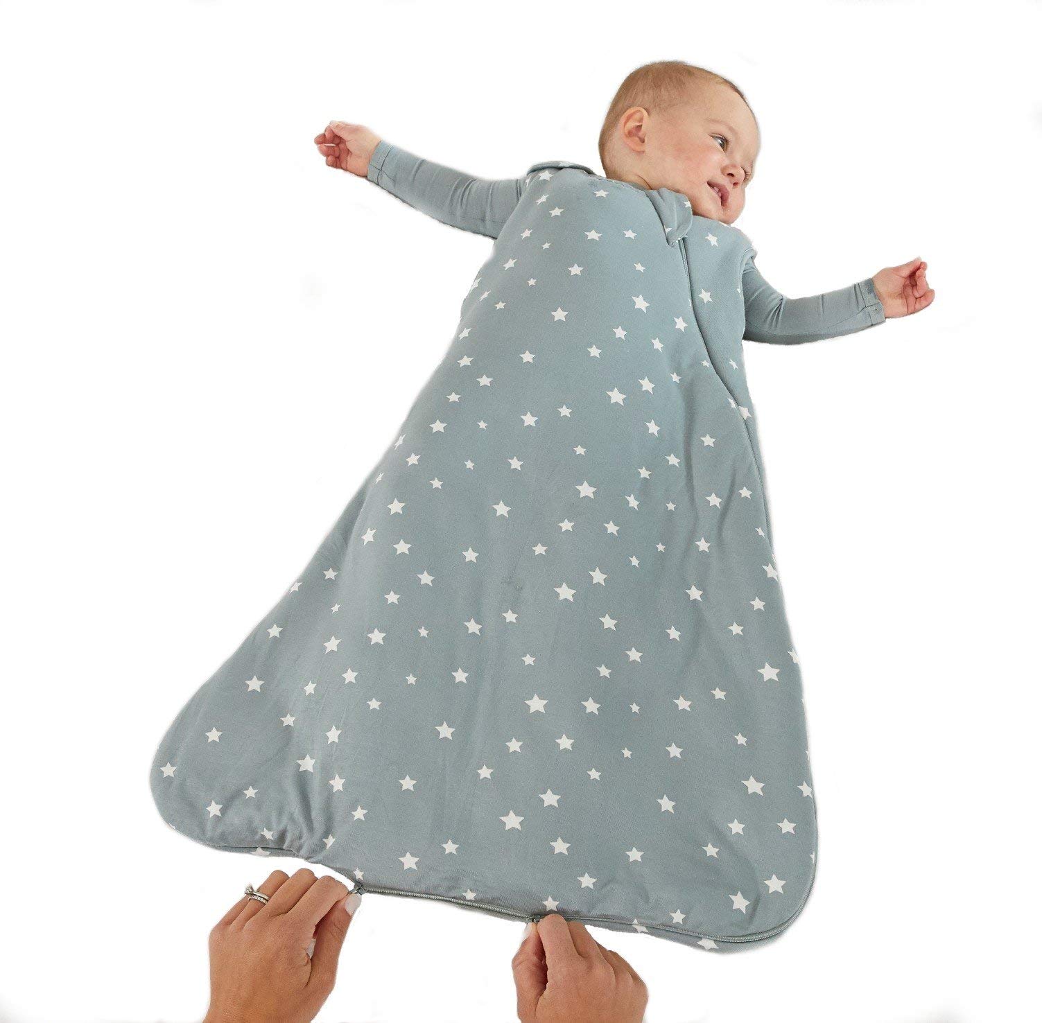 GUNAMUNA Unisex Baby Sleep Bag, Sleep Sack Sleeping Bag for Infants Toddlers, Easy Changing Diaper Zipper, 2.6 TOG, Shine, 3-9 Months