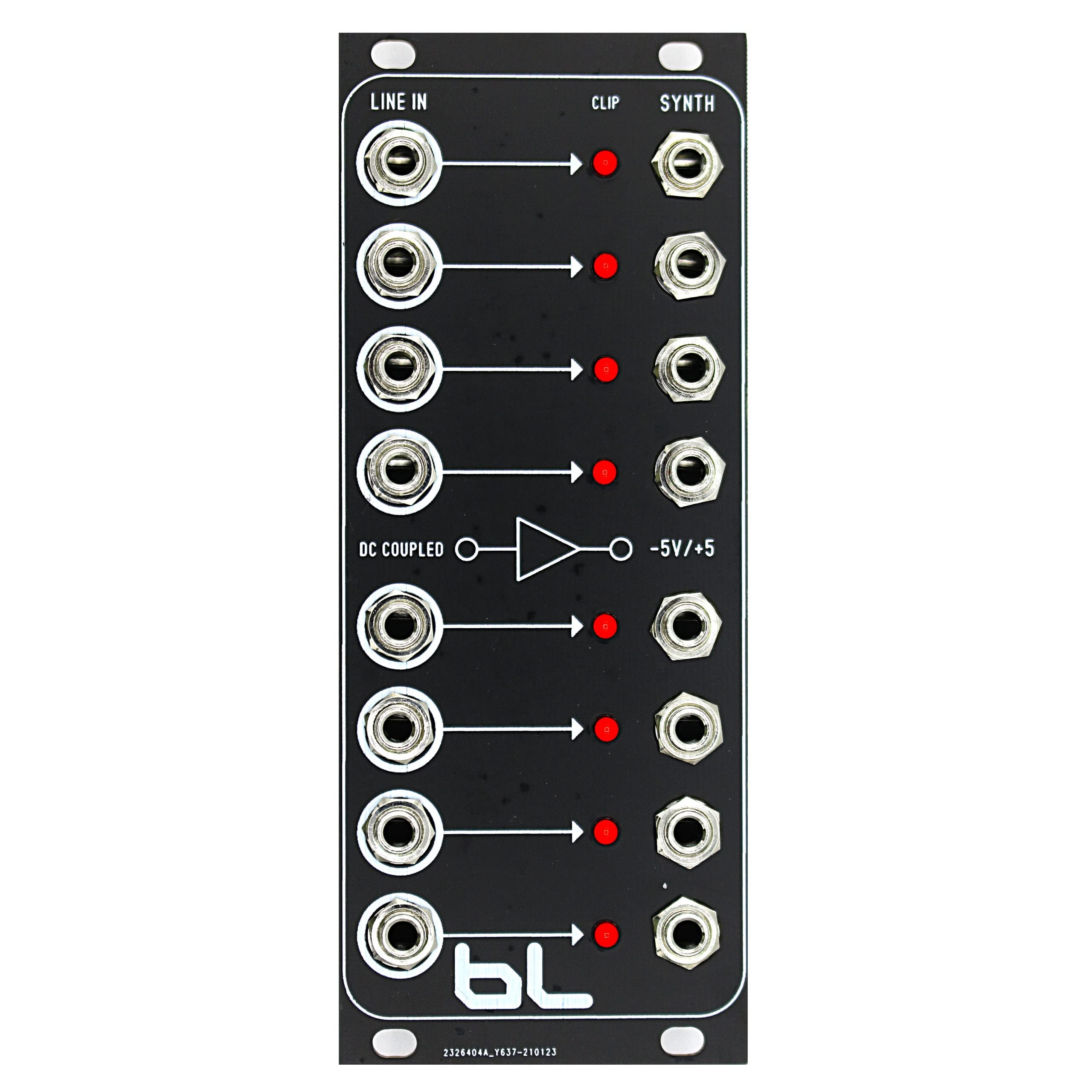 Blue Lantern Booster Array Line Level to Synth Level Eurorack Module