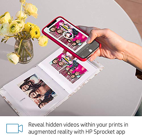 HP Sprocket Studio Photo Printer β Personalize & Print, Water- Resistant 4x6" Pictures (3MP72A)