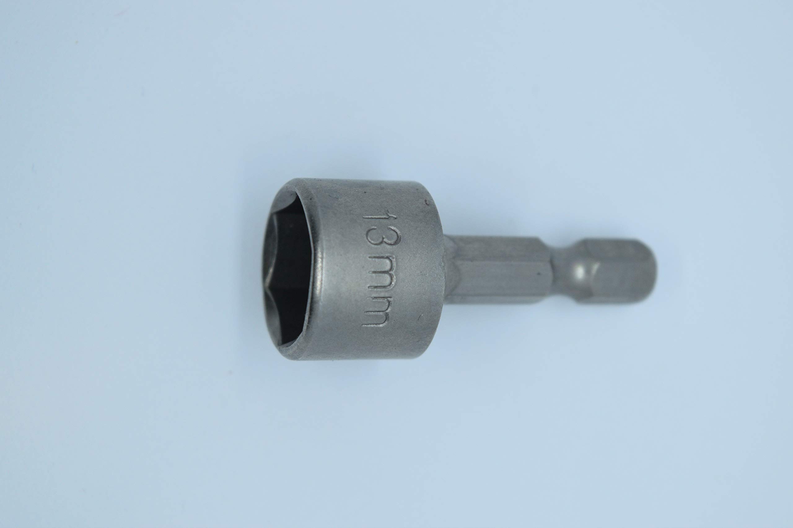 Outback Element® 1/4" Quick-Change Hex Shank Sockets 13mm Magnetic Nut Setter Driver Drill Bit, 39mm Length, Metric