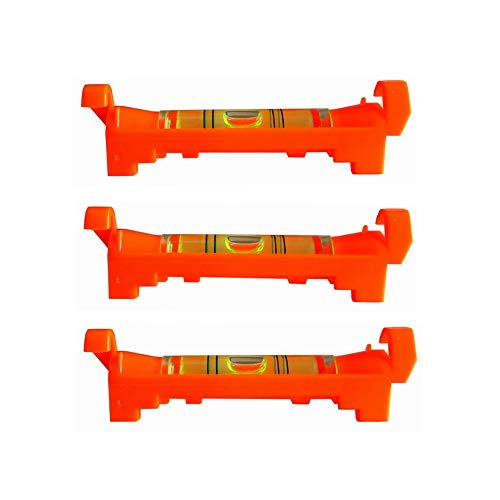 7 pcs Hanging Bubble Line Level for Building Trades, Engineering, Surveying, Metalworking and other Equipment Measure (Red - 7 Pack)