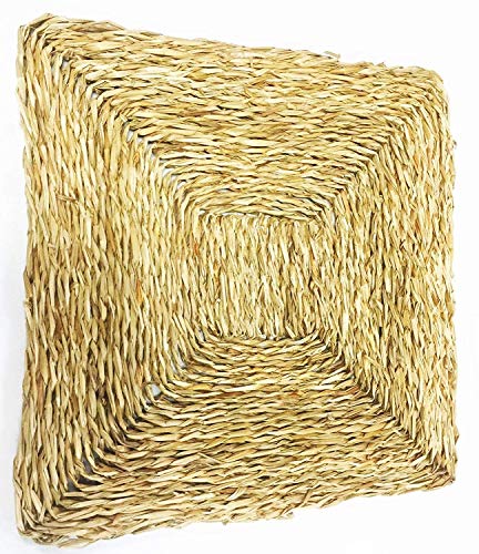 Bonka Bird Toys 1296 Seagrass Mat Square 12 Inch Foraging Bird Toy Parrot cage Toys Cages Craft Part Rabbit Part