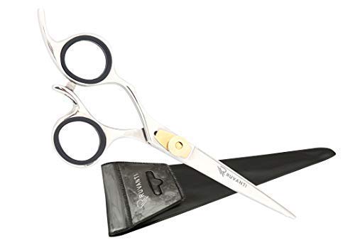 Ruvanti Left Handed Hair Cutting Scissors 6.5” - Professional Shears, Sharp Hairdressing/Haircutting Scissors for Men/Women