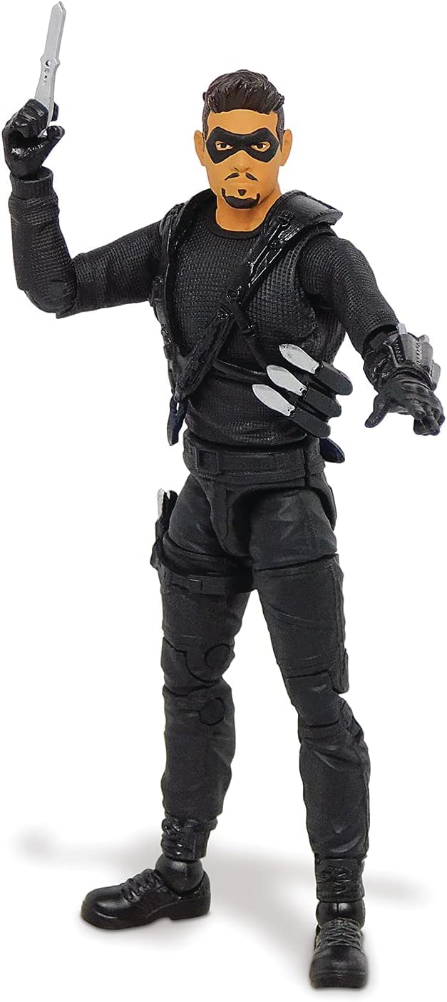 Boss Fight Studio Umbrella Academy Diego Hargreeves, Number Two Action Figure β H.A.C.K.S., Highly Articulated Collectible & Customizable Figurine with Interchangeable Parts & Accessories β 1:18