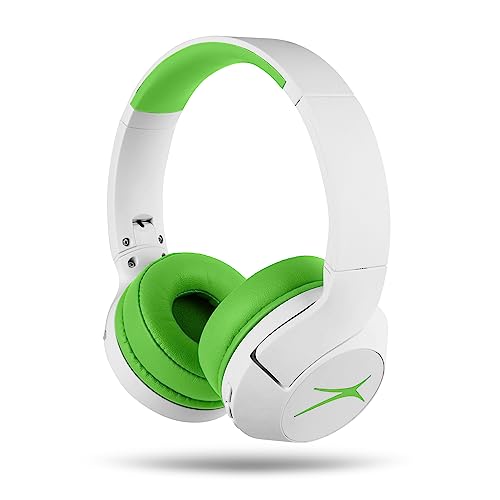 Altec Lansing Kid Safe Noise Cancelling Wireless Headphones 15H Battery, 85dB Volume Limit, Foldable Design Powerful Sound, Active Noise Cancellation Perfect for Kids Ages 7+