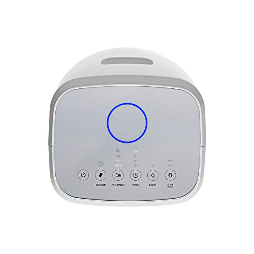 Coway Tower True HEPA air purifier with Air Quality Monitoring, Auto Mode, Timer, Filter Indicator, White (AP-1216L)