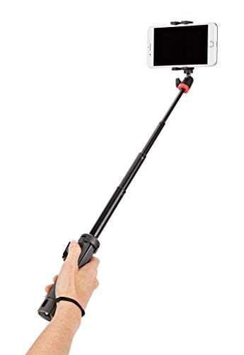 JOBY JB01550-BWW TelePod Mobile Tripod for Smartphone and Camera - Bluetooth Remote, Monopod, Selfie Stick, Vlogging, iPhone, Mirrorless, 360, Action Camera, Lights