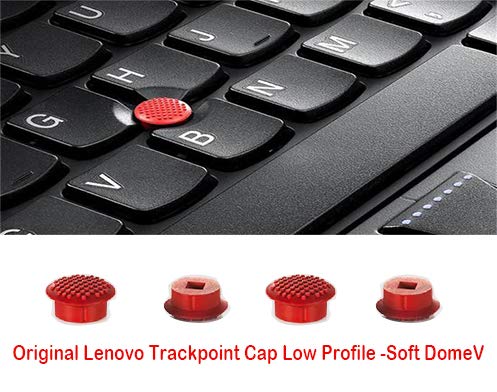 Profile Trackpoint Caps,6 pcs OBKJJ Super Low TrackPoint Red Cap for Lenovo ThinkPad T460s T460p x1 Carbon 4th P50 P70 S2 T470S(+1 Antistatic Tweezers)