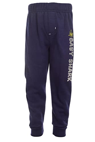 Pinkfong Baby Shark Toddler Boys Fleece Jogger Pullover Hoodie & Pants Set Grey 4T
