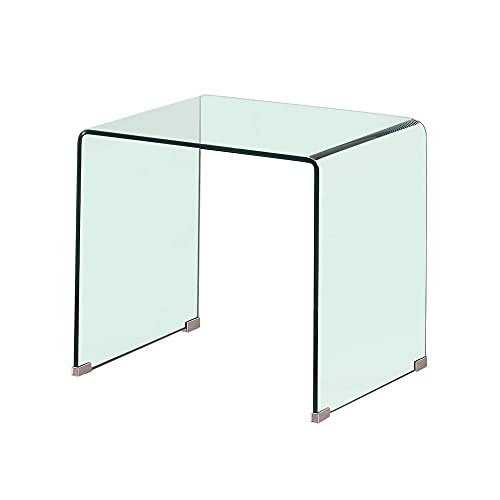Coaster Home Furnishings Ripley Square End Table Clear