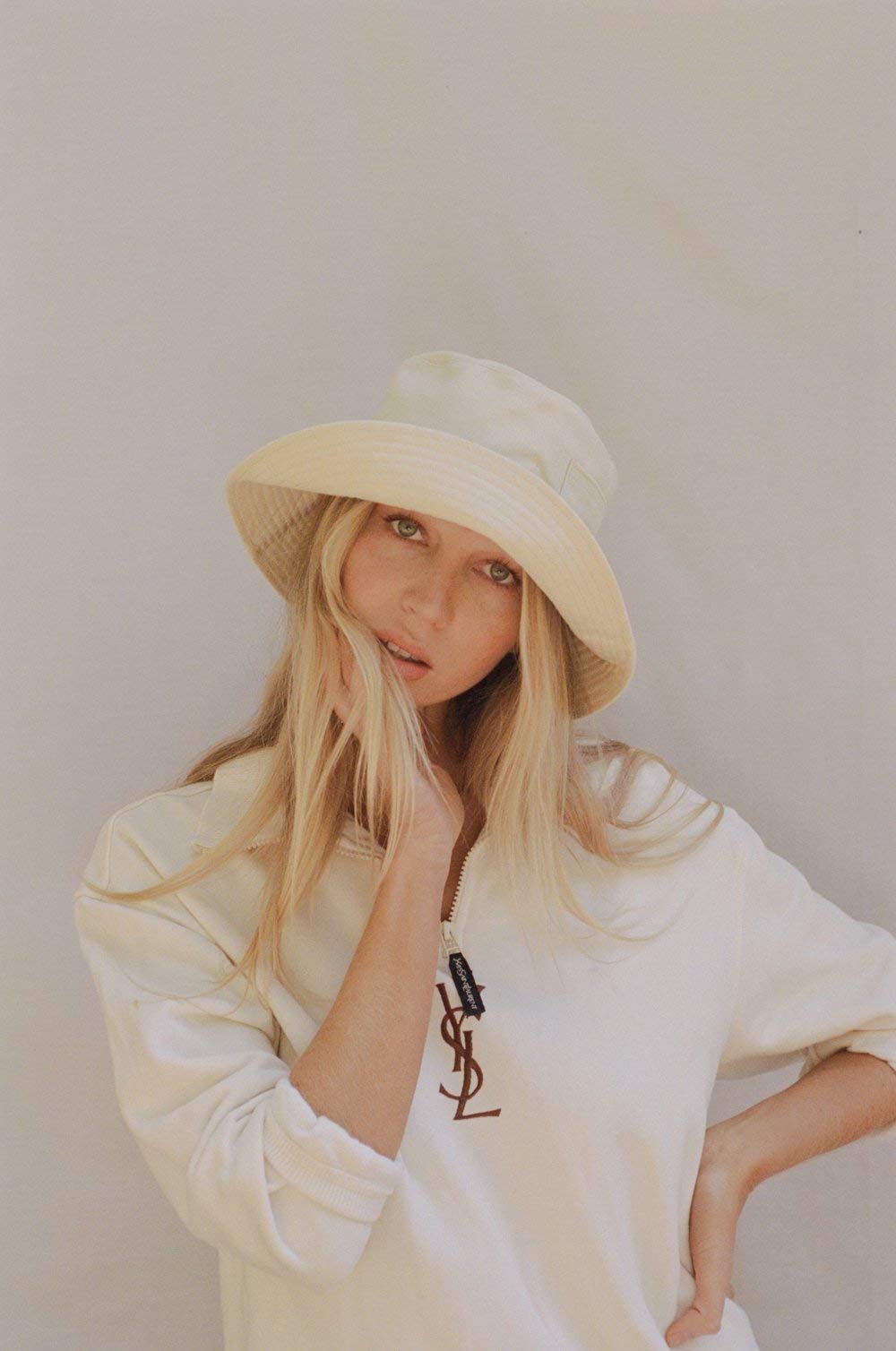 Lack of Color Women's Wave Cotton Canvas Bucket Hat (Beige, Small/Medium)