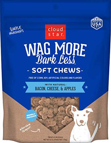 Cloud Star WagCloud Star Wag More Bark Less Original Soft & Chewy Dog Treats, Corn & Soy Free, Baked in USA More Bark Less Original Soft & Chewy Dog Treats, 6oz