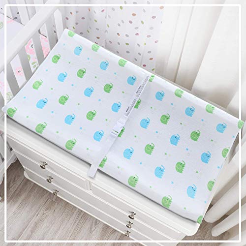 Entyle Changing Pad Covers - Ultra Soft Plush Baby Changing Table Cradle Sheets, 32"x16" Wipeable Stretchy Diaper Pad Covers for Infants Baby Boys Girls (White)