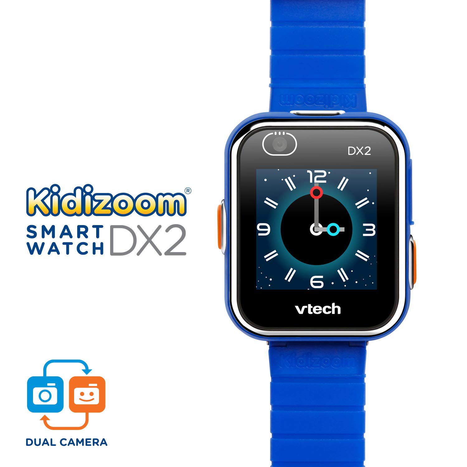 VTech Kidizoom Smart Watch DX2 Kids Smart Watch with Dual Camera Estandar Blue - Spanish Version