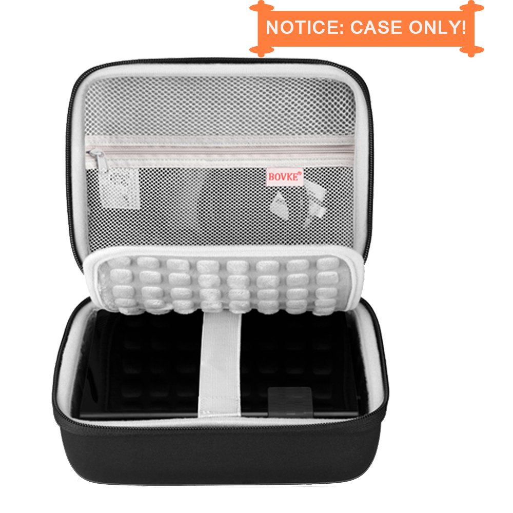 BOVKE Hard Drive Case for WD Elements My Book Seagate Expansion Desktop External Hard Drive HDD 6TB 8TB 10TB 12TB 14TB 16TB 18TB, 3.5 Inch Portable Desktop HDD Carrying Case, Black