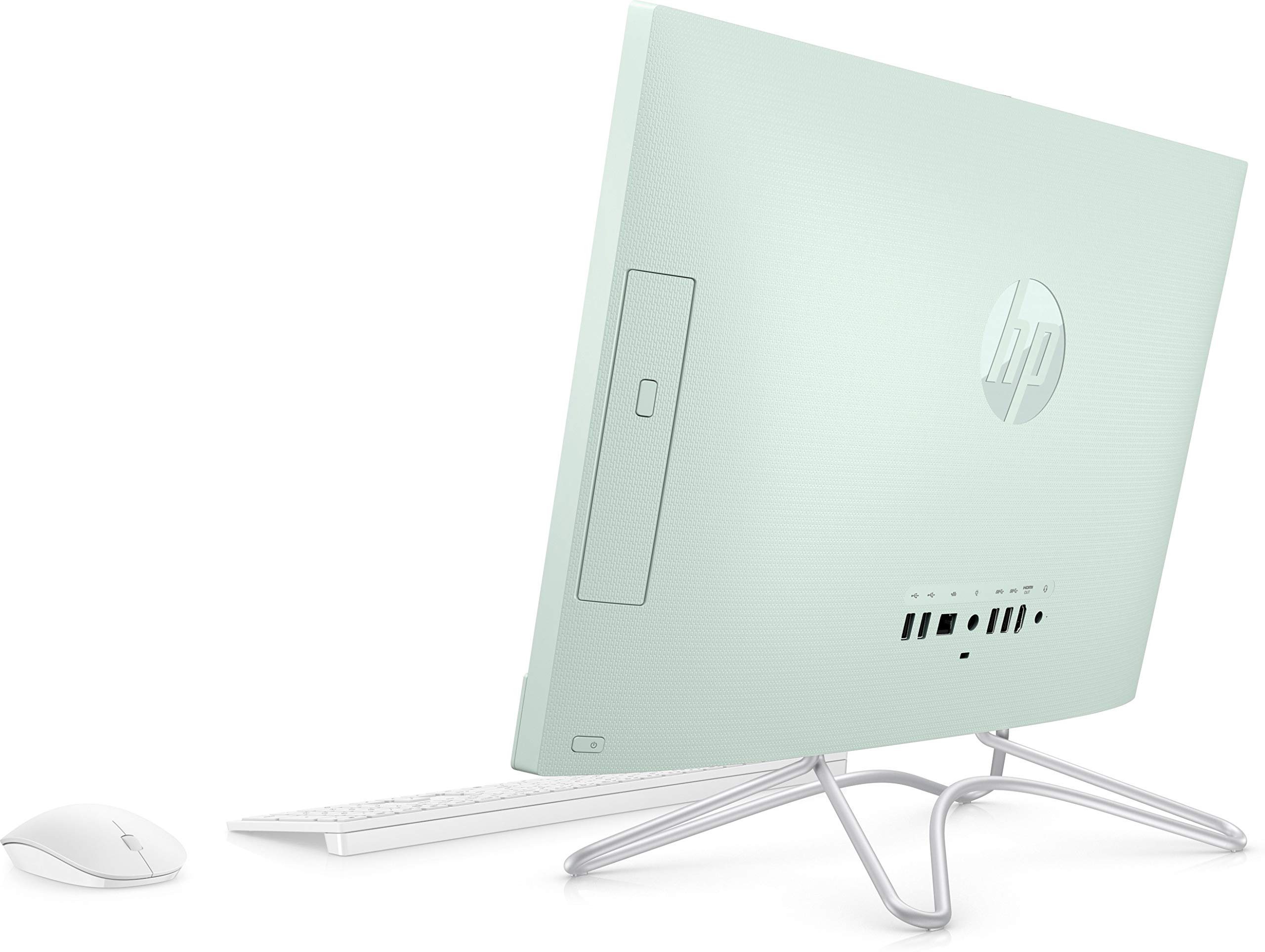 HP 2019 New 22-inch FHD All-in-One Computer, Intel Celeron G4900, 4GB RAM, 1TB Hard Drive, Windows 10