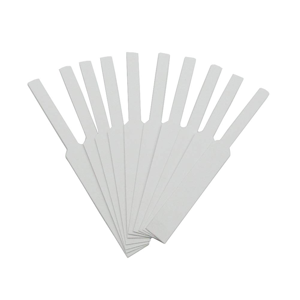 PEPRMROE 100 Pcs White Perfume Paper Test Strips Fragrance Test Strips for Scents and Essential Oils