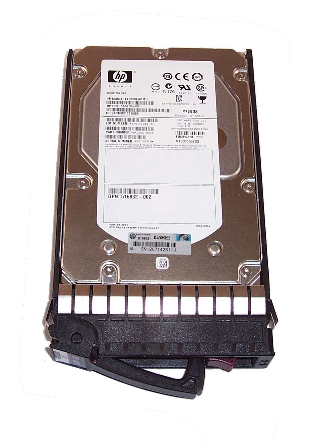 HP 517350-001 300GB 15K 6G LFF SAS Hard Drive (Renewed)