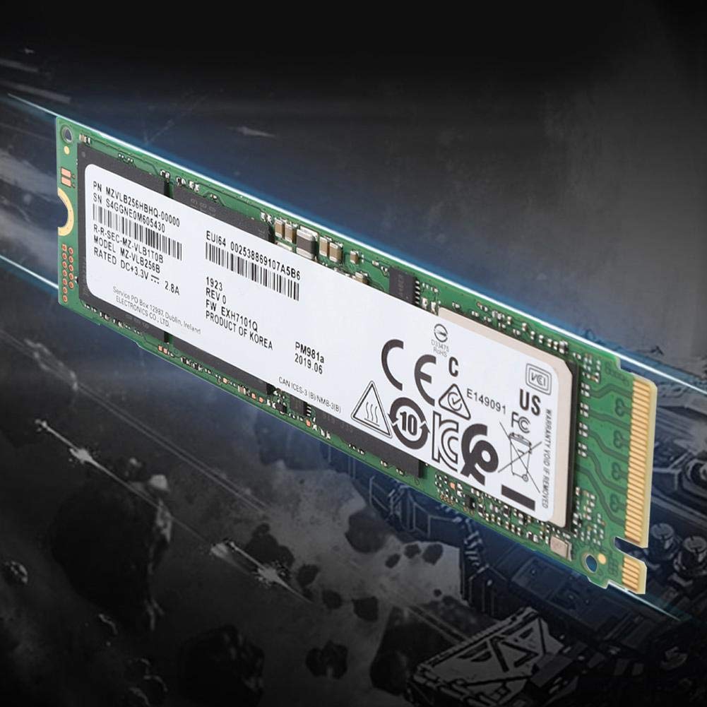 256GB 512GB 1TB 3500MB/S High Speed PCI E Solid State Drive PM981a Nvme m.2 2280 Reading 3000MB/S Writing Suitable for High End Motherboards, Game Books, Ultrabooks, NUC