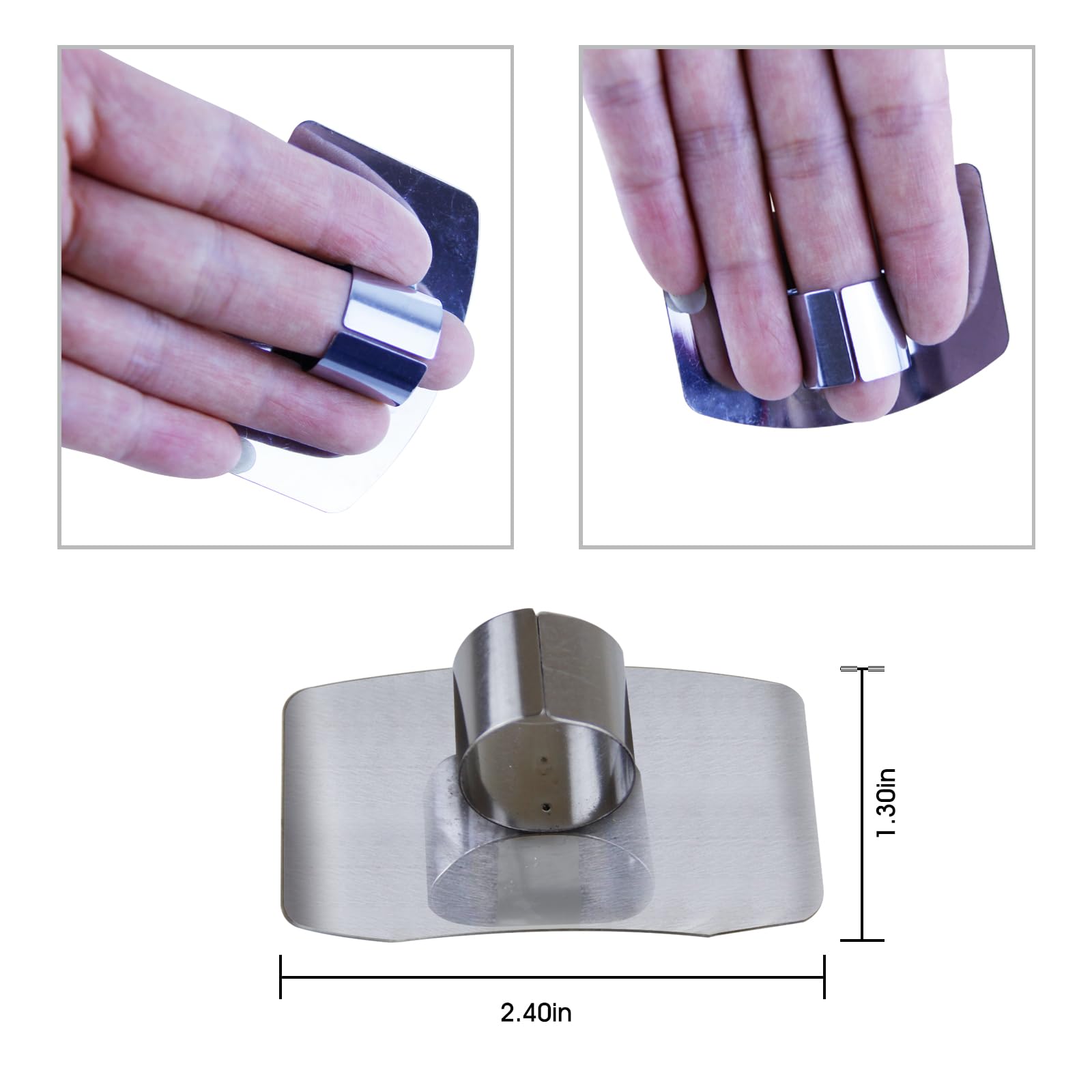 Abvsdu 6 Pcs Finger Guards For Cutting Food, Finger Protector For Cutting Food Slicing Dicing Chopping Vegatables Kitchen Tool Knife Shields Guards Avoid Hurting To Avoid Hurting By The Knife