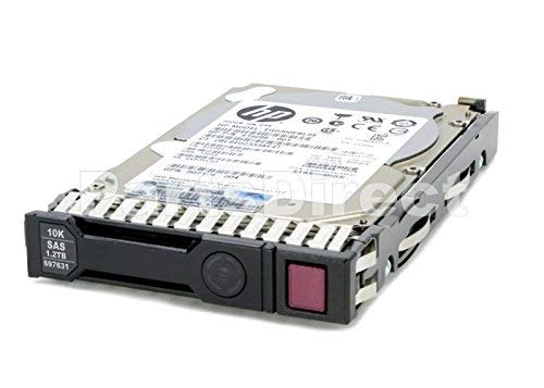 HP 697631-001 1.2TB 10000RPM SAS 6GBITS Dual Port 2.5INCH Hard Drive with Tray (Renewed)